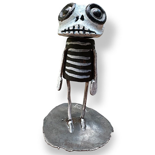 Brian Mergenthaler 5" Skeleton DF3548 SOLD - Christopher Park Gallery