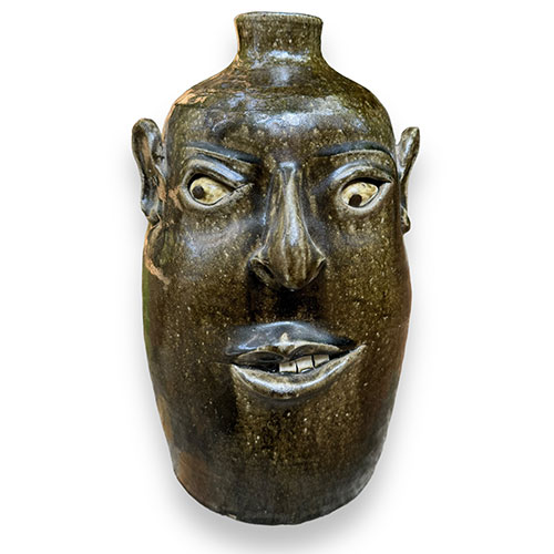 David Meaders 12" Face Jug DP4293 SOLD - Christopher Park Gallery