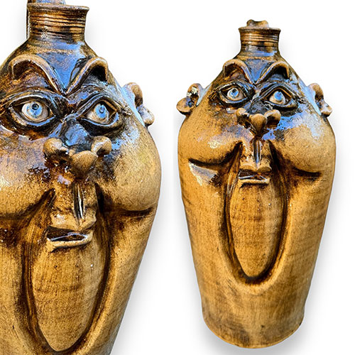 Mike Ledford 12" Character Face Jug DP3870 - Christopher Park Gallery
