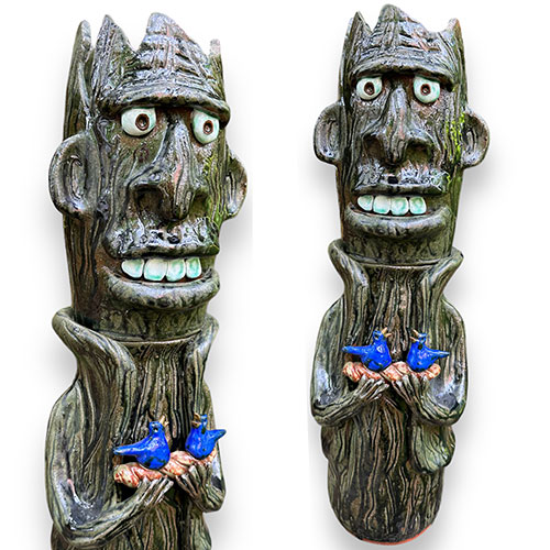 Brian Wilson Tree Trunk Man w/Birds DP3228 - Christopher Park Gallery