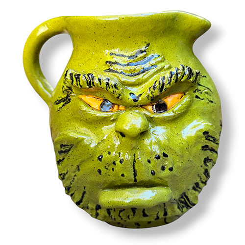 Brian Wilson 7" Grinch Pitcher DP5682 - Christopher Park Gallery