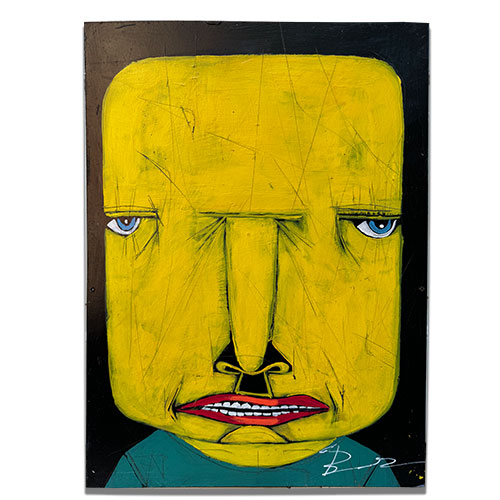 Michael Banks 17.5x24 Yellow Man on Board WP4380 - Christopher Park Gallery