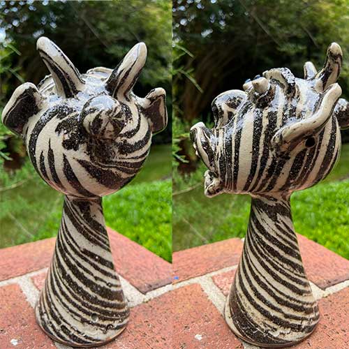 Steve Abee 10" Swirl Devil DP2618 SOLD - Christopher Park Gallery